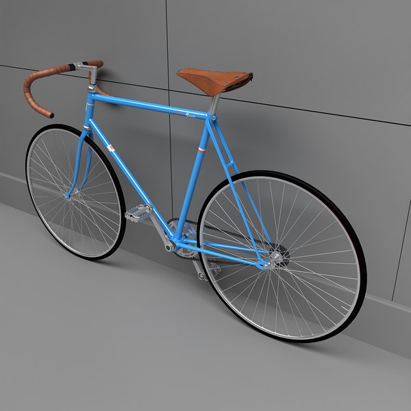 3ds max fixed gear bicycle