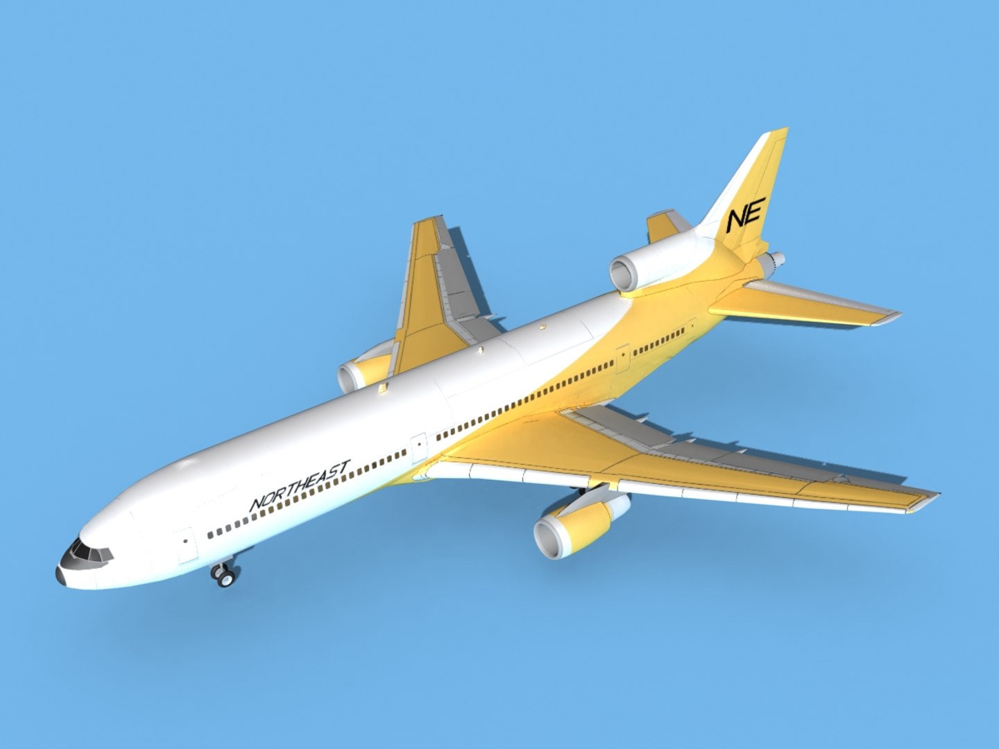 3D Lockheed L-1011-10 - TurboSquid 1488936