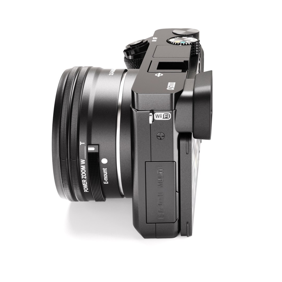 3d Modeled Sony Alpha A6000 Model