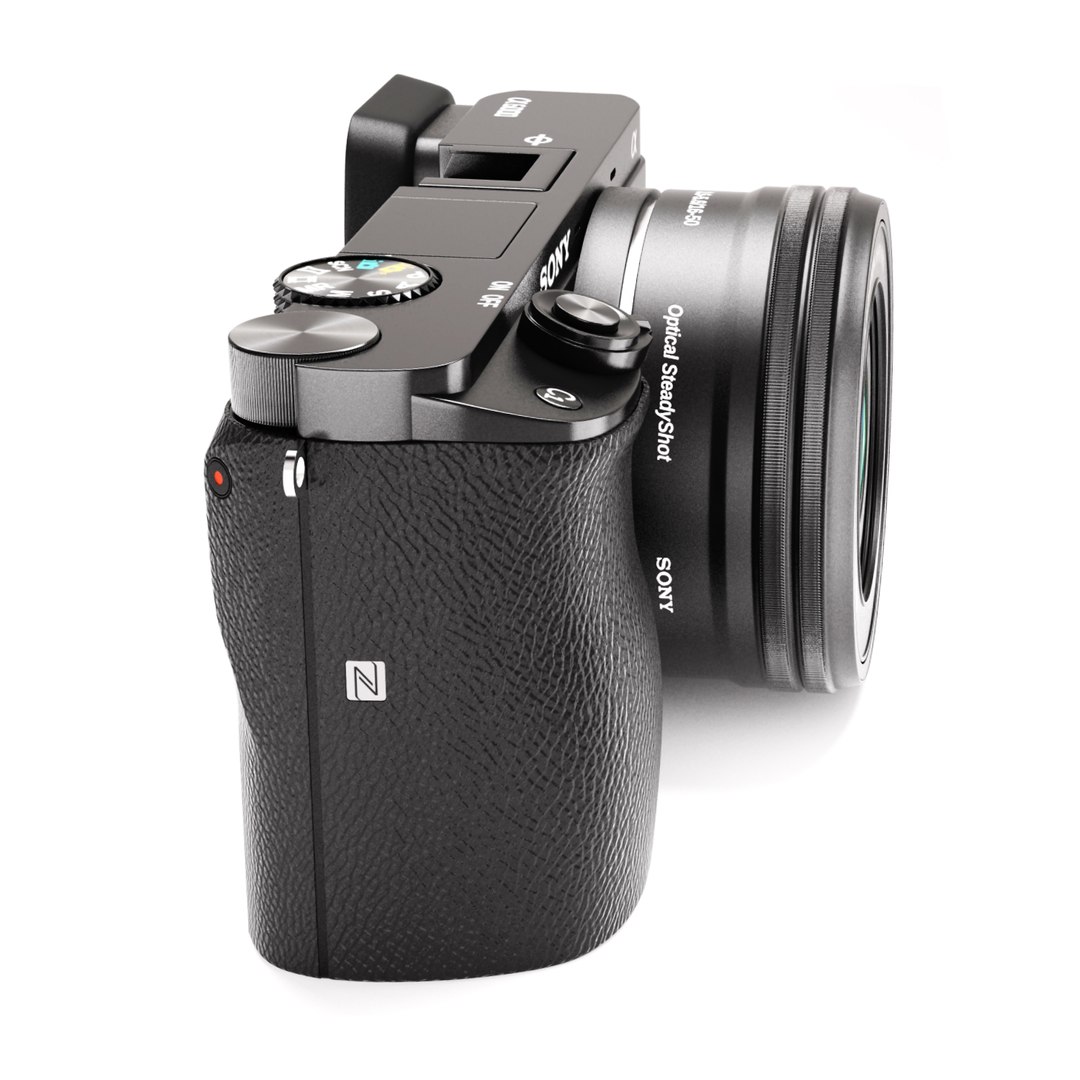 3d Modeled Sony Alpha A6000 Model