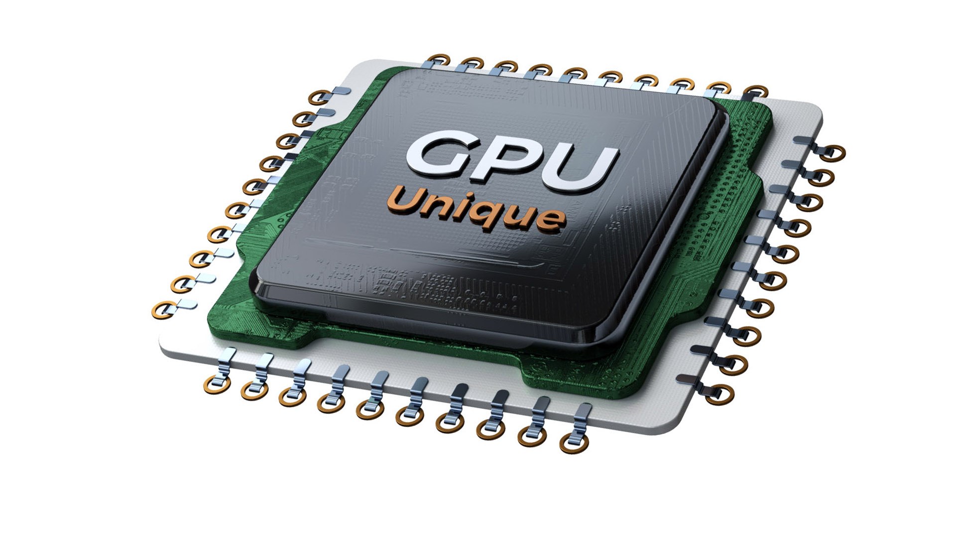 Circuit Board Structure Of C4D Octan Technology Chip Scene 3D Model ...