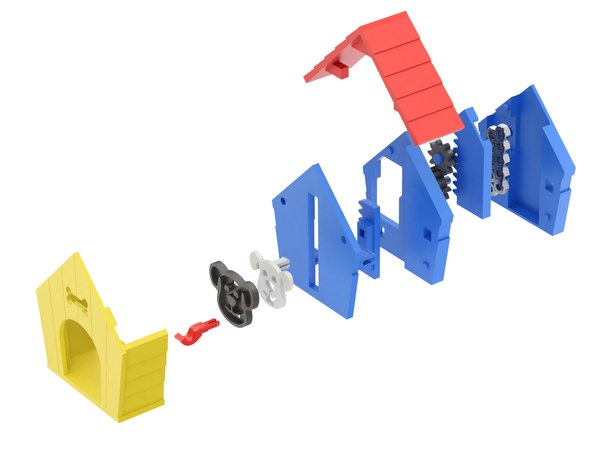 3D Printable Cartoonish Key Holder - TurboSquid 1862314