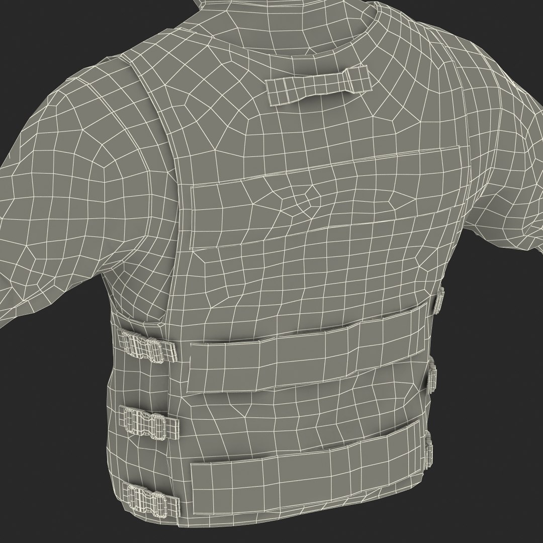 Swat Uniform 8 3d Model
