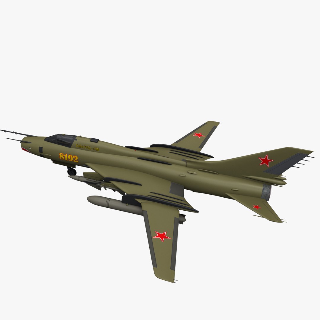 3d Sukhoi Su Fighter Model