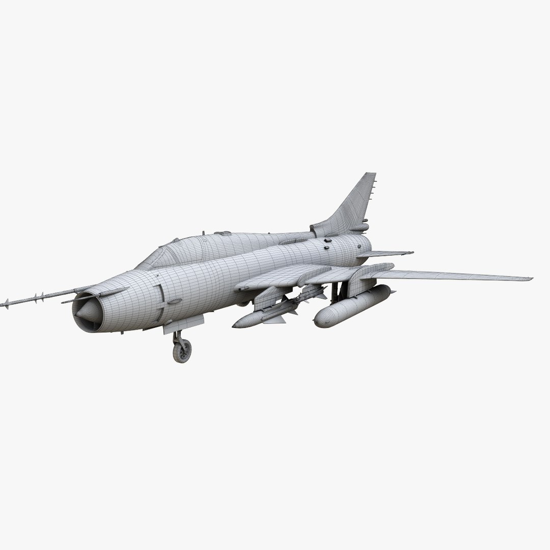 3d Sukhoi Su Fighter Model