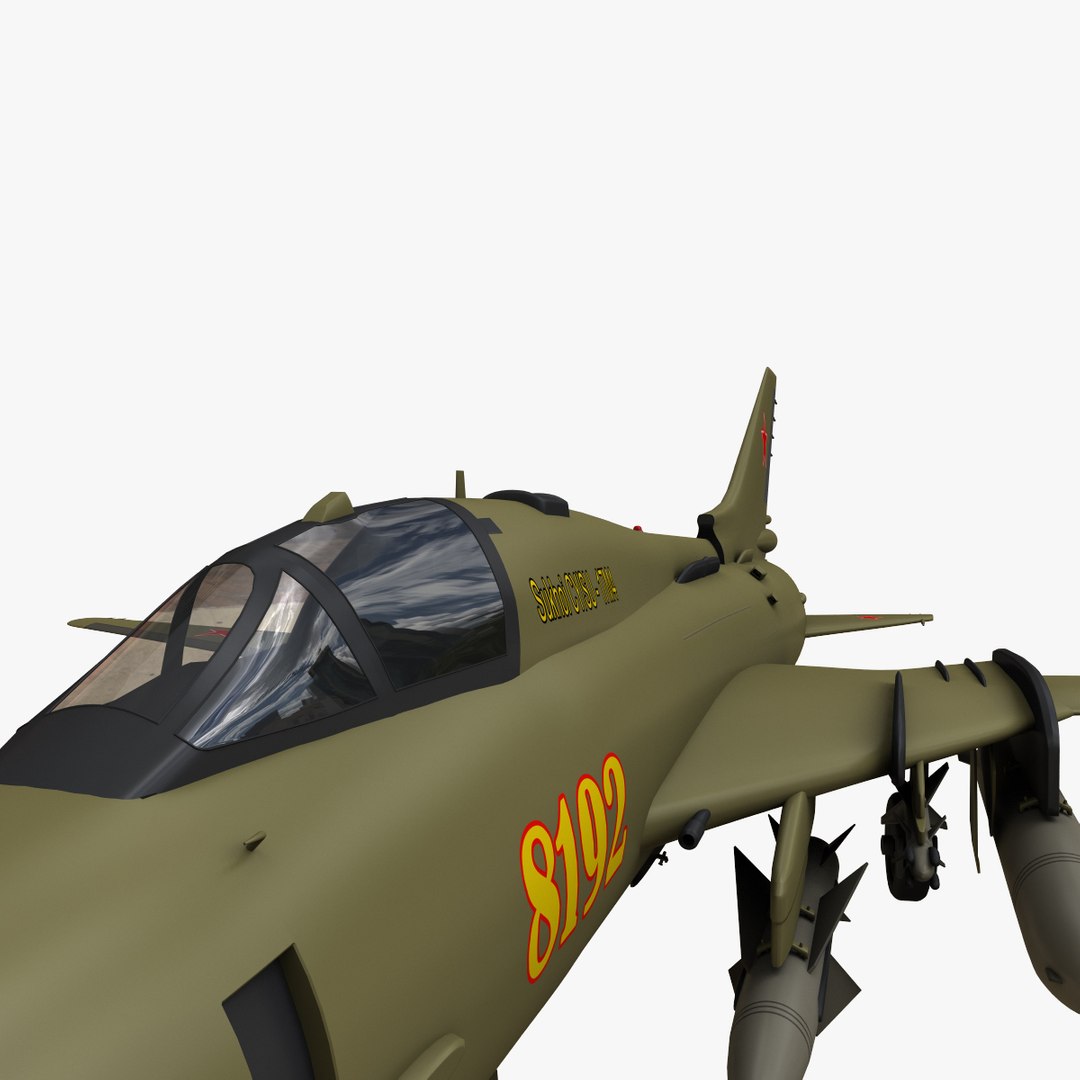 3d Sukhoi Su Fighter Model