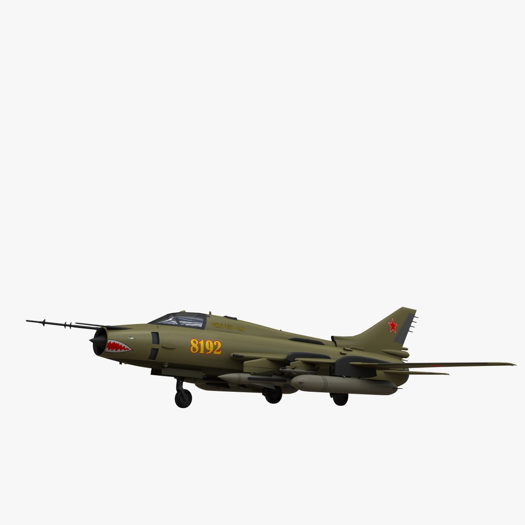 3d Sukhoi Su Fighter Model