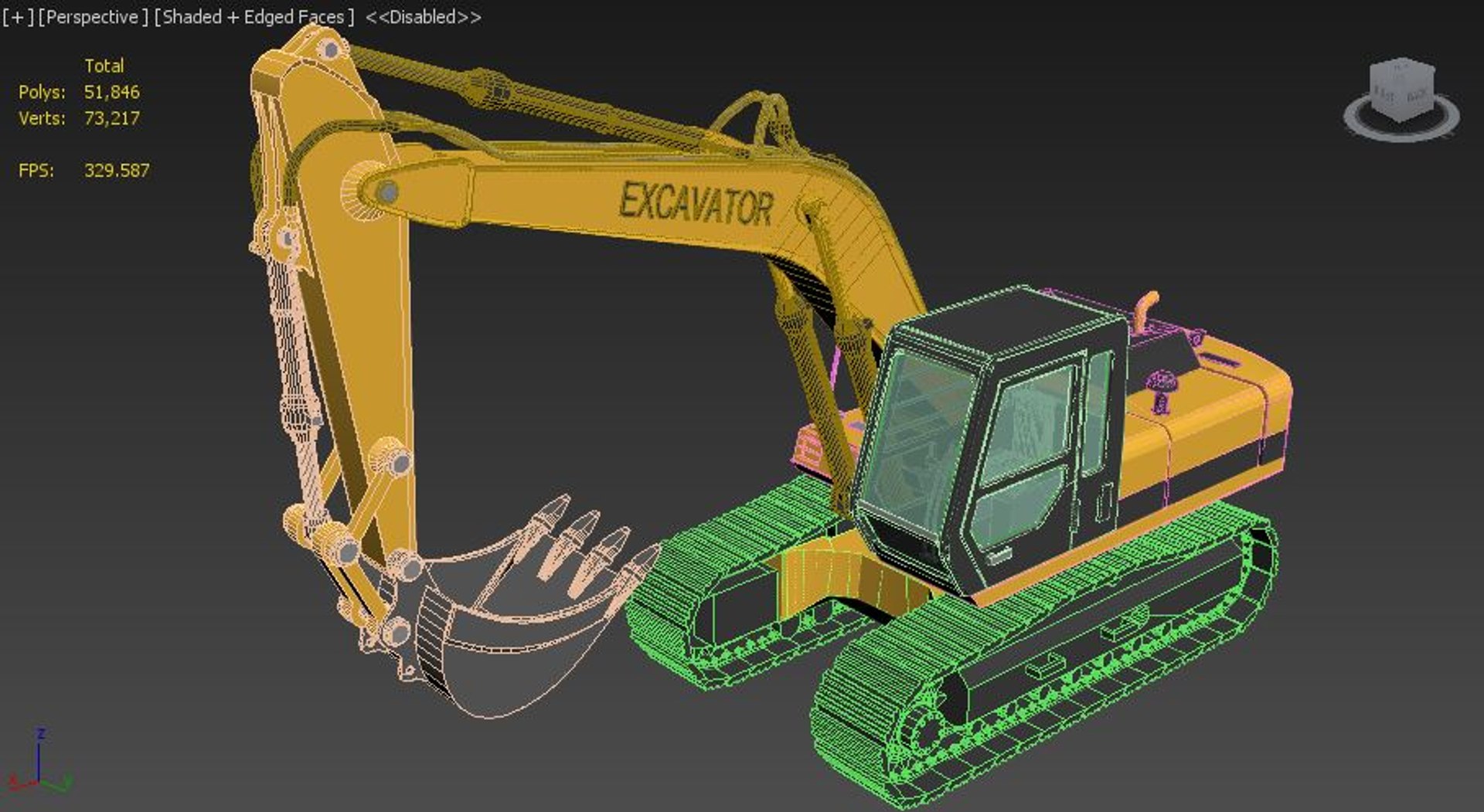 3D Tracked Excavator Model - TurboSquid 2008492