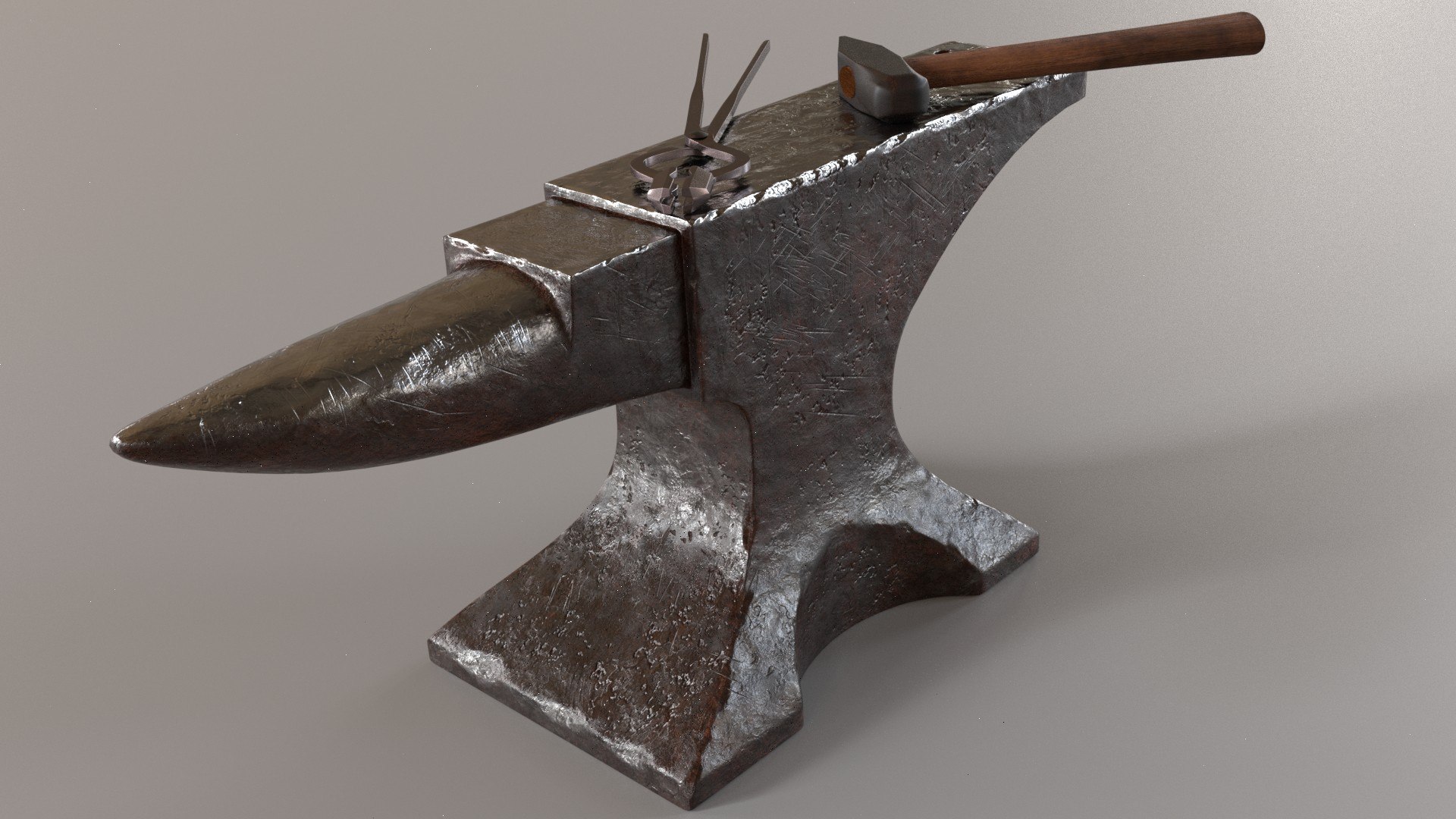 3D blacksmith tools model - TurboSquid 1431924