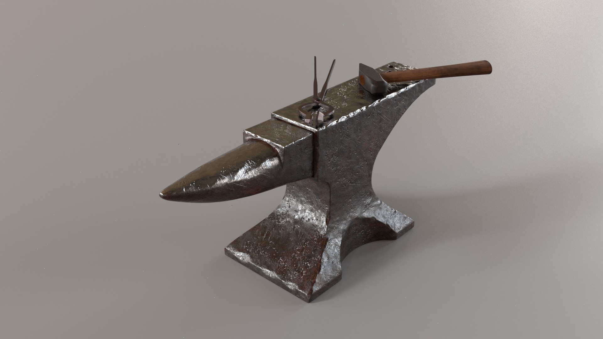 3D blacksmith tools model - TurboSquid 1431924