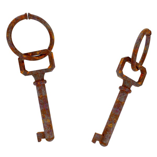 3D Antique rusty key 3d model - TurboSquid 1983265