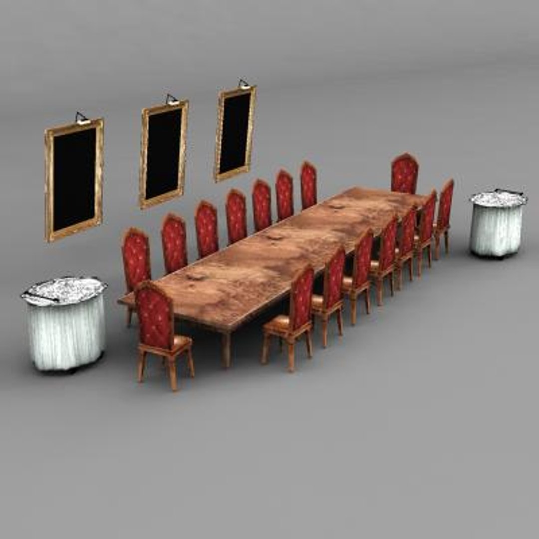 Fancy Furniture 3d Model