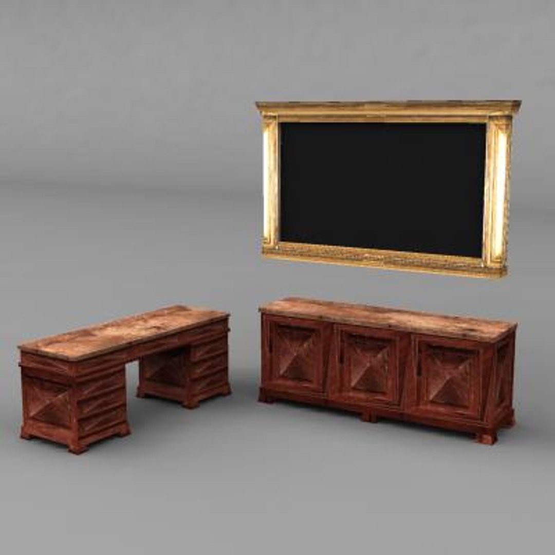 Fancy Furniture 3d Model