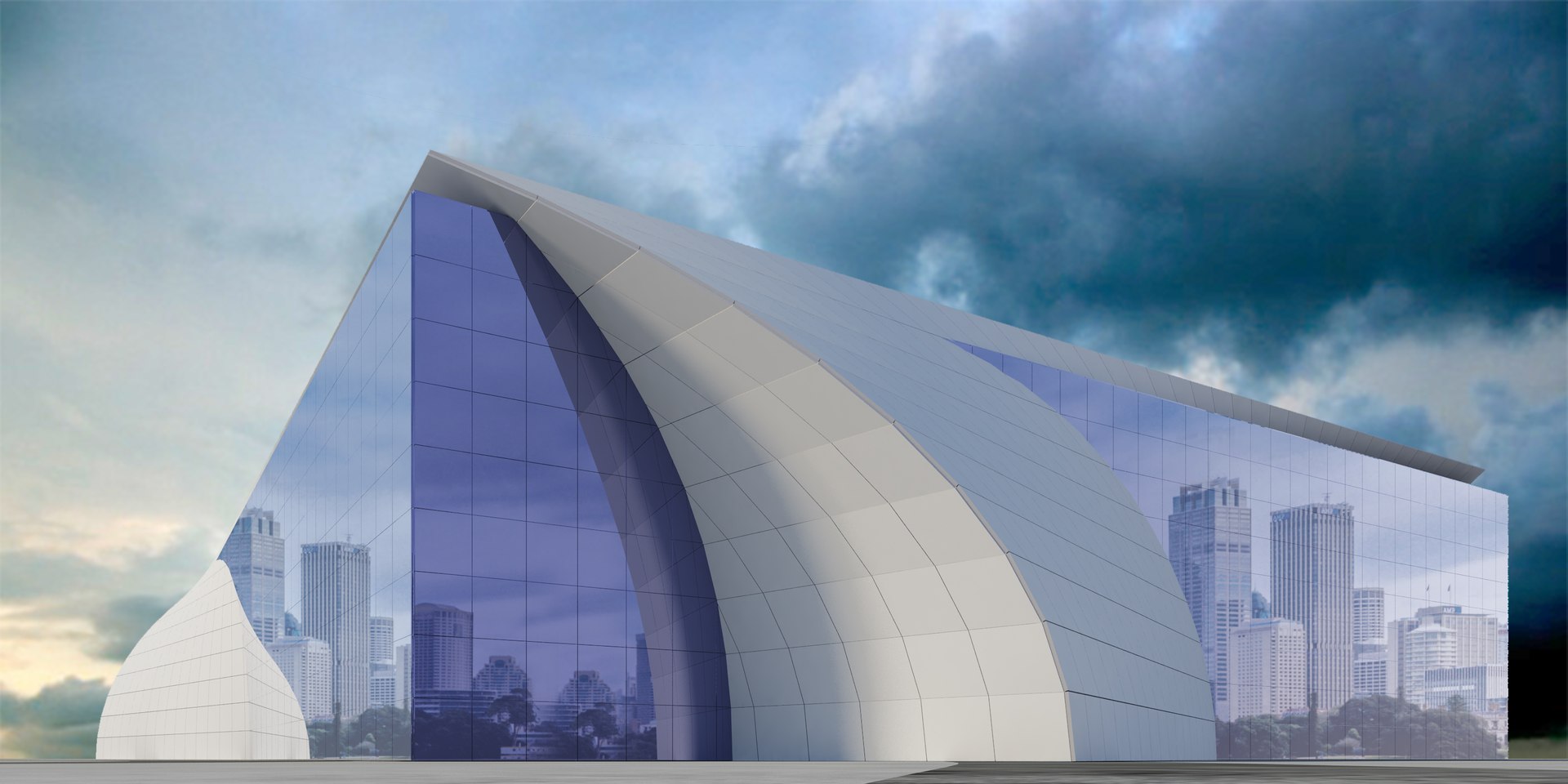 3D Modern Building Model - TurboSquid 1276209