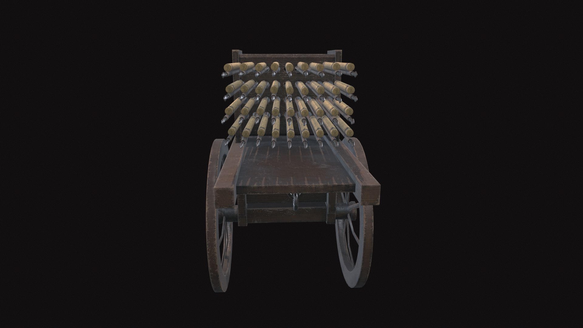 Medieval Hwacha Old - TurboSquid 2318969