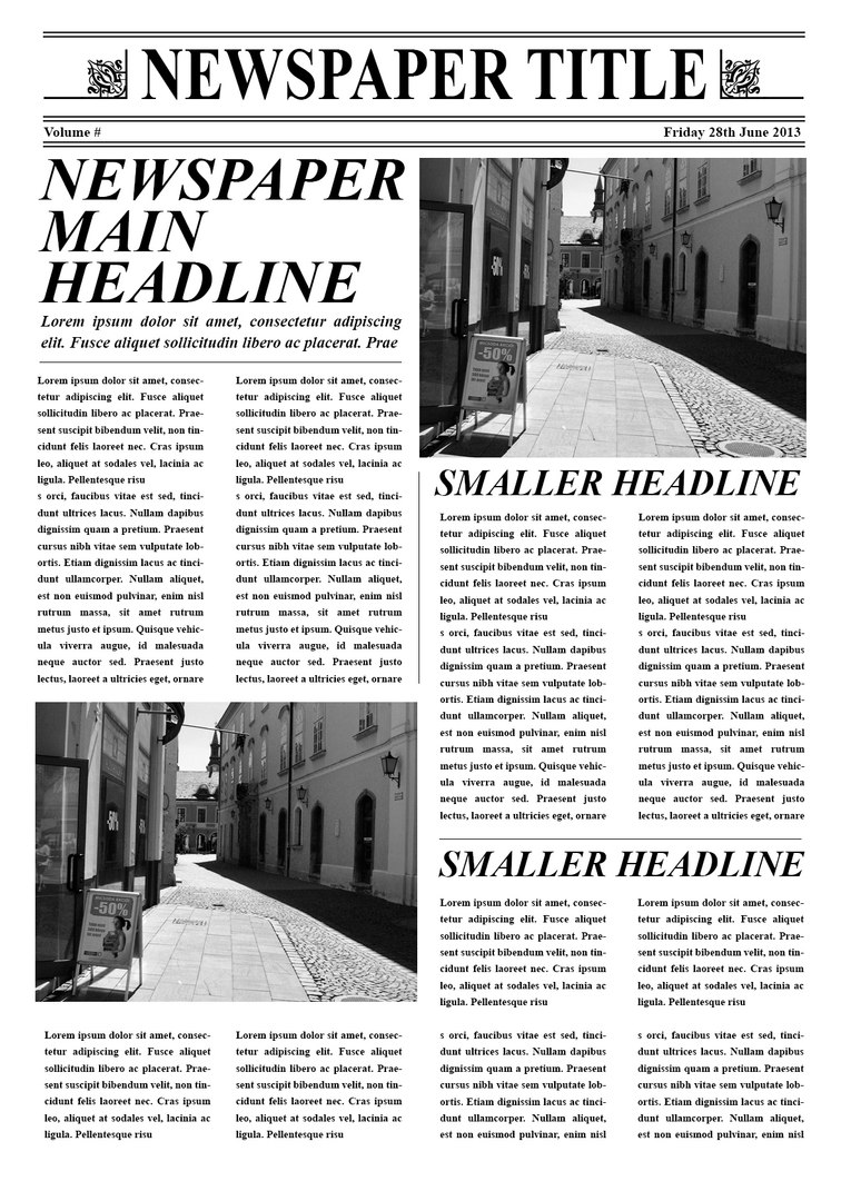 Editable Folded Newspaper 3ds