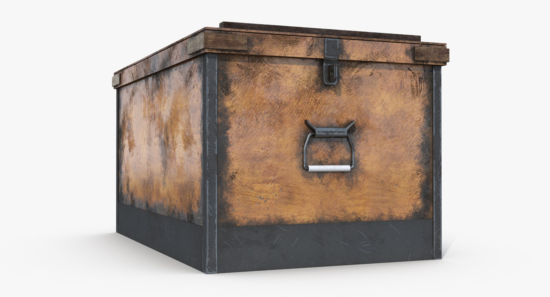 3D wooden storage box - TurboSquid 1394411