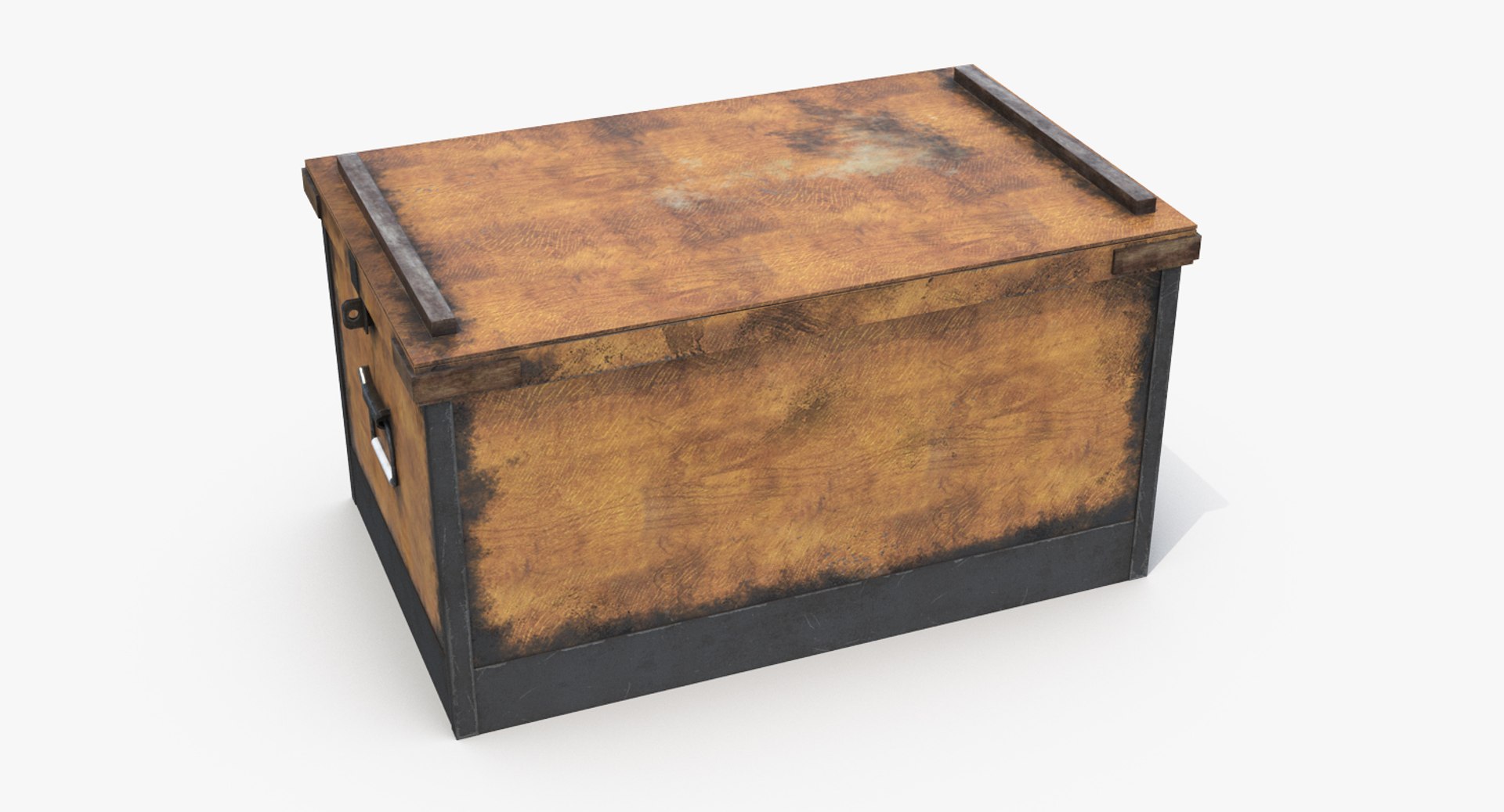 3D wooden storage box - TurboSquid 1394411