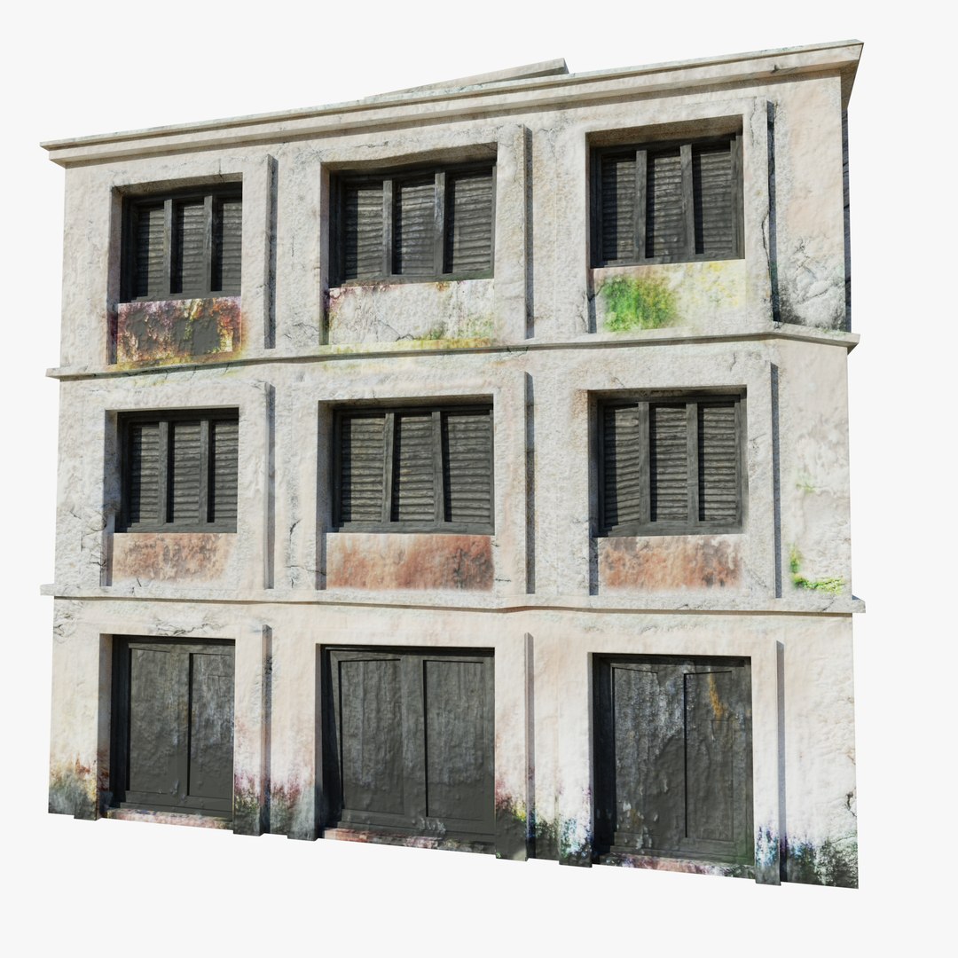 Old Building 3D Model - TurboSquid 1709161