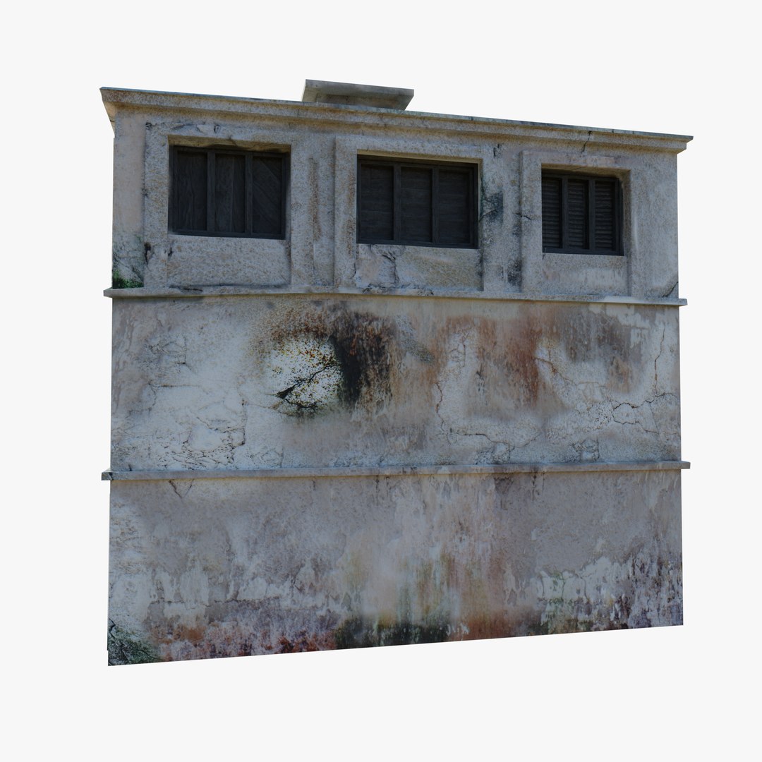Old Building 3D Model - TurboSquid 1709161
