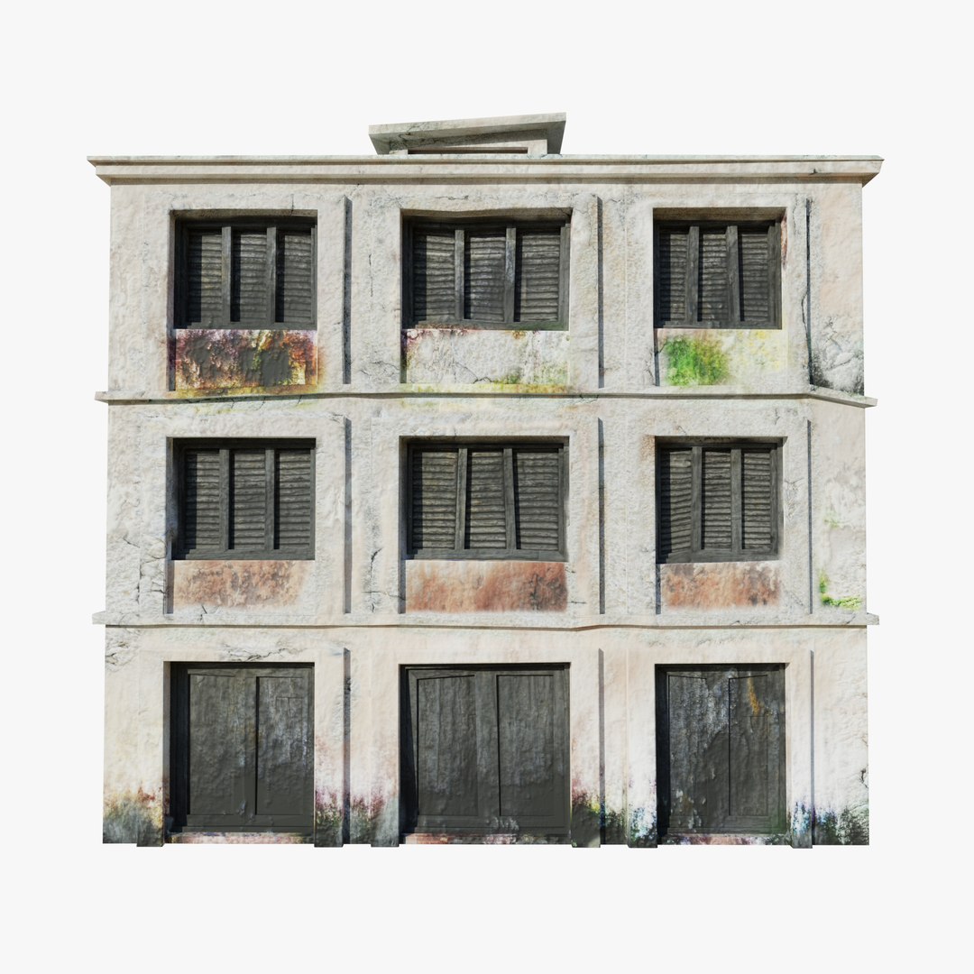 Old building 3D model - TurboSquid 1709161