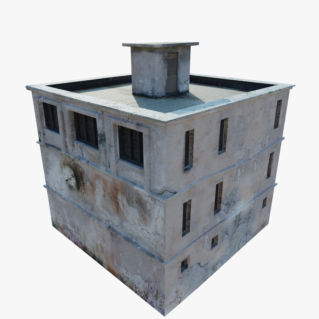 Old Building 3D Model - TurboSquid 1709161