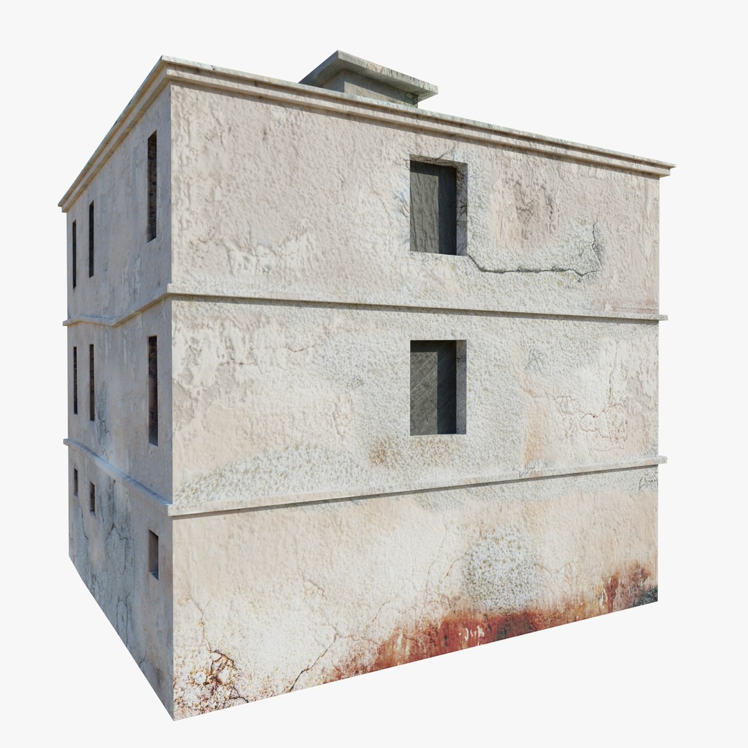 Old Building 3D Model - TurboSquid 1709161