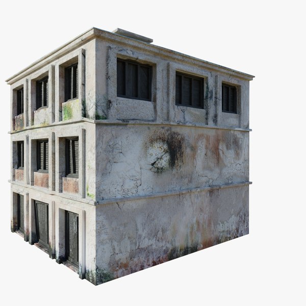 Destroyed Building Blender Models for Download | TurboSquid