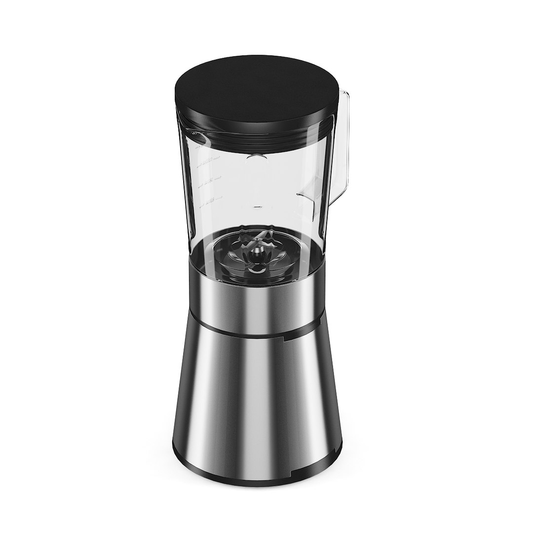 C4d Brushed Metal Countertop Blender