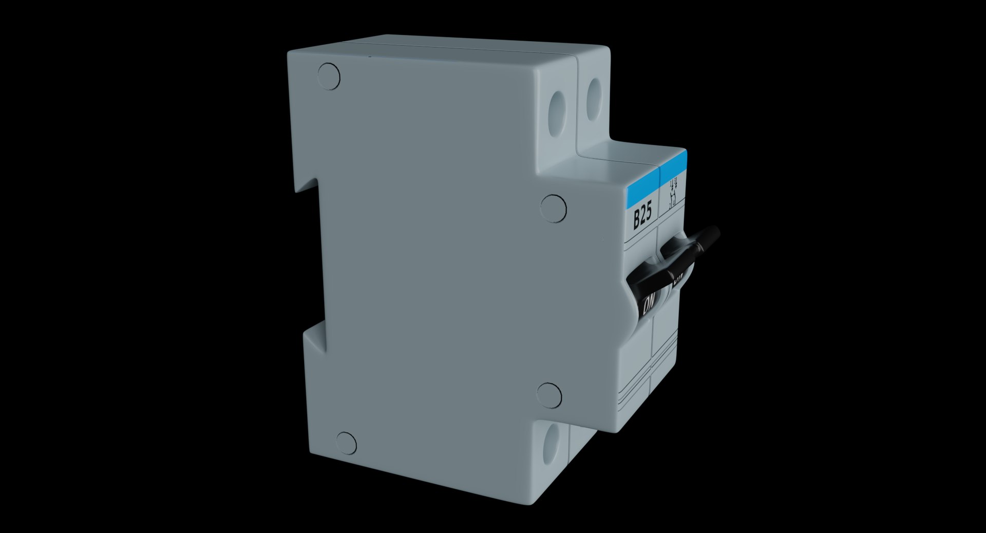 3D electric automatic switch - TurboSquid 1318898