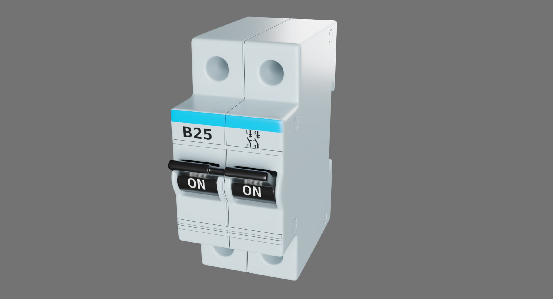 3D electric automatic switch - TurboSquid 1318898