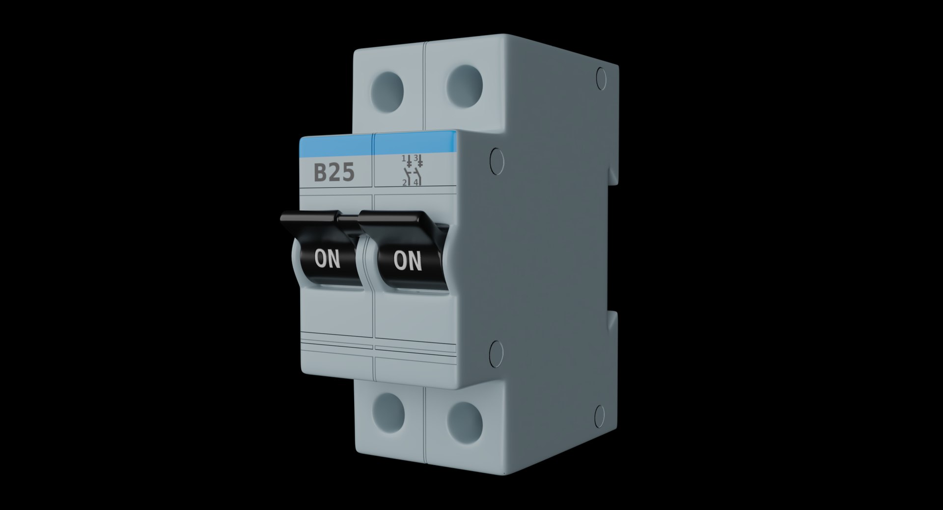 3D electric automatic switch - TurboSquid 1318898