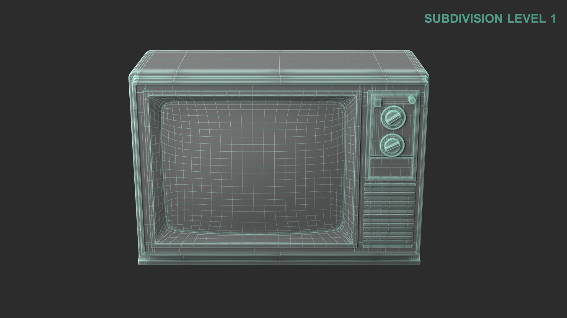 3D Vintage TV - TurboSquid 2099059
