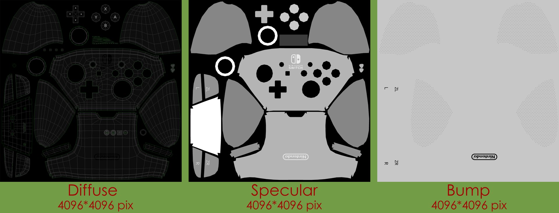 3D Nintendo Switch Pro Controller - TurboSquid 1155621