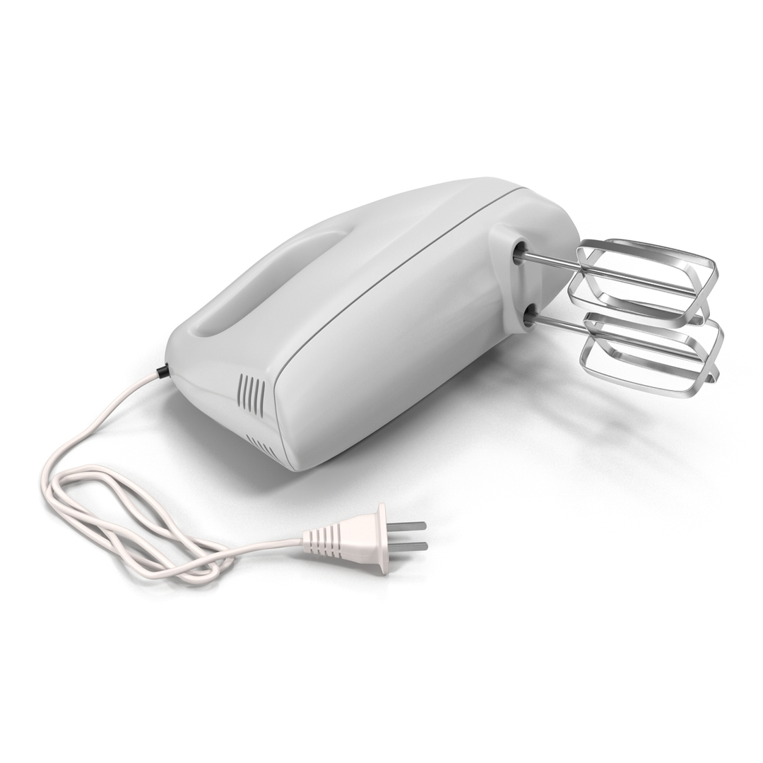 Hand Mixer White 3d Max