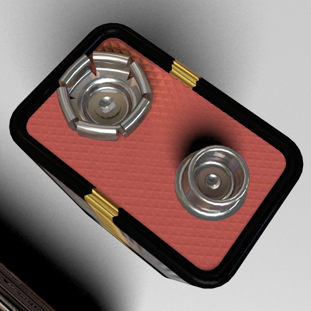 Battery Gp 9v 3d Model