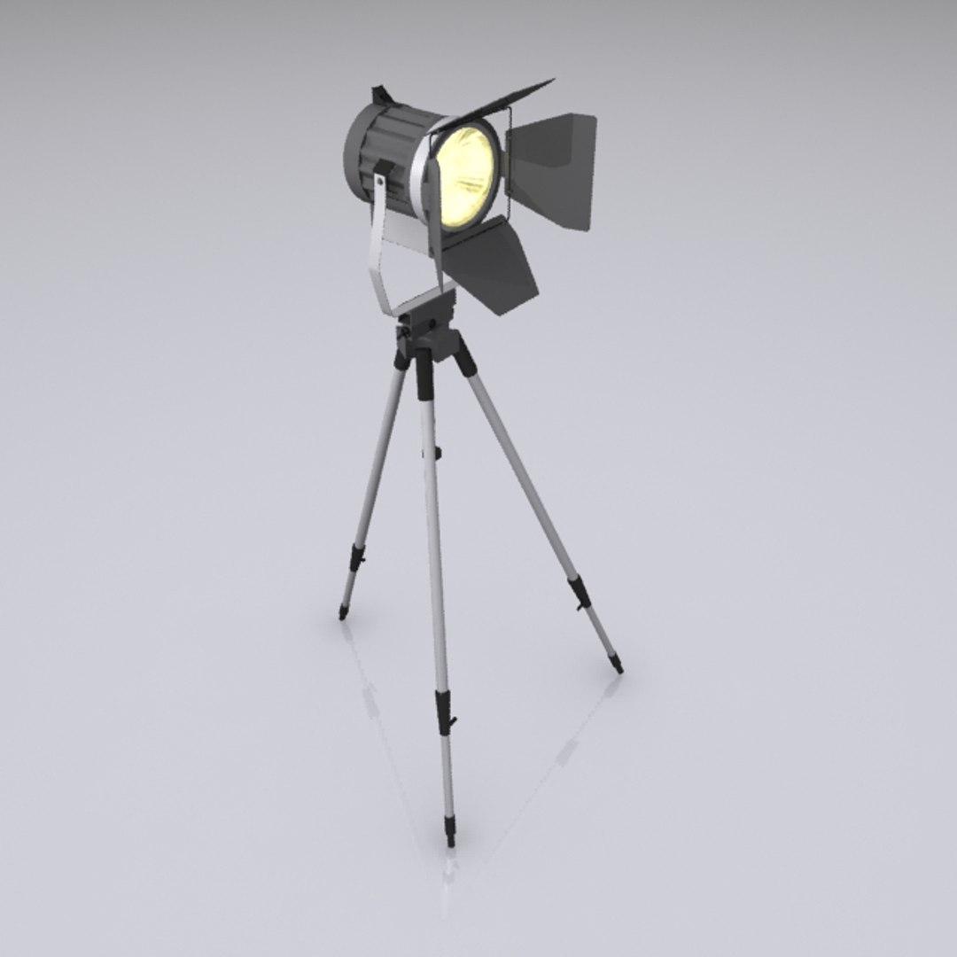 standing light spot 3d model