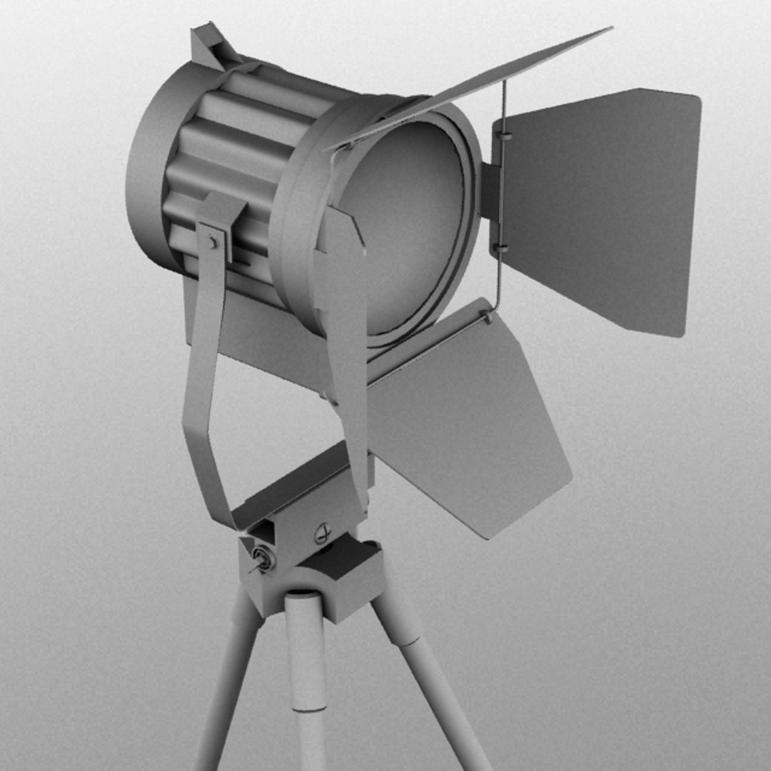 standing light spot 3d model