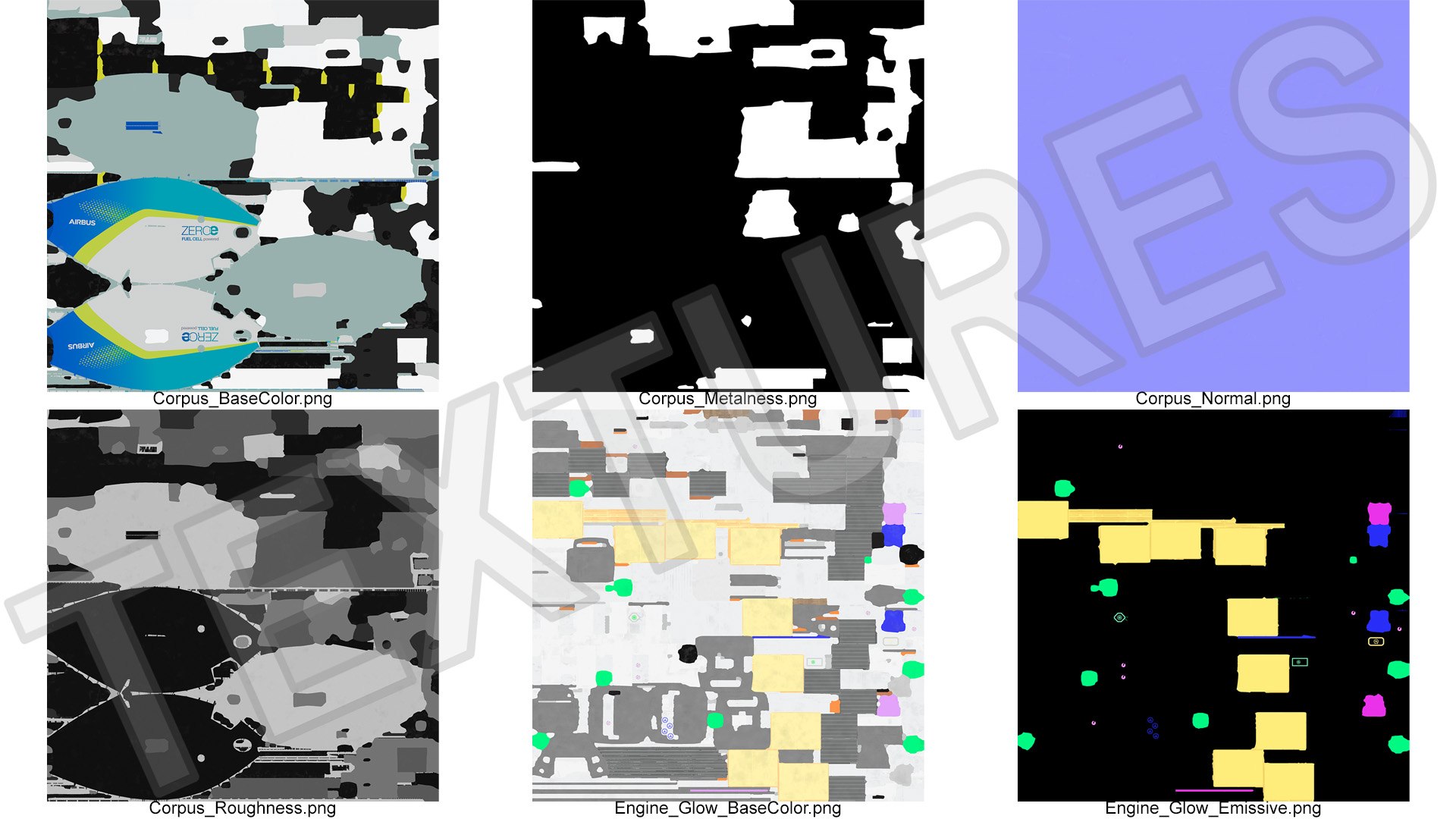 3D Airbus ZEROe Hydrogen Engine Model - TurboSquid 2377326
