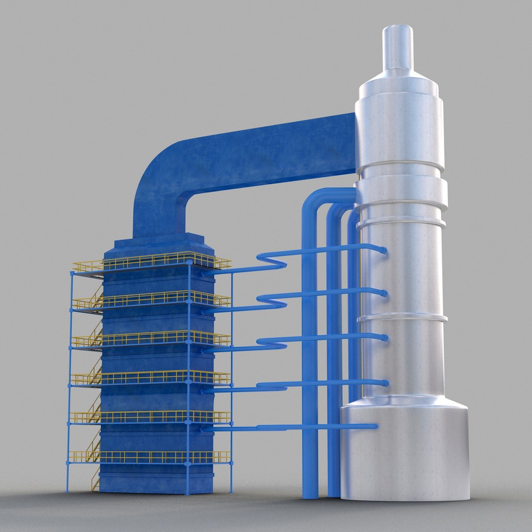 industrial tower 3d max