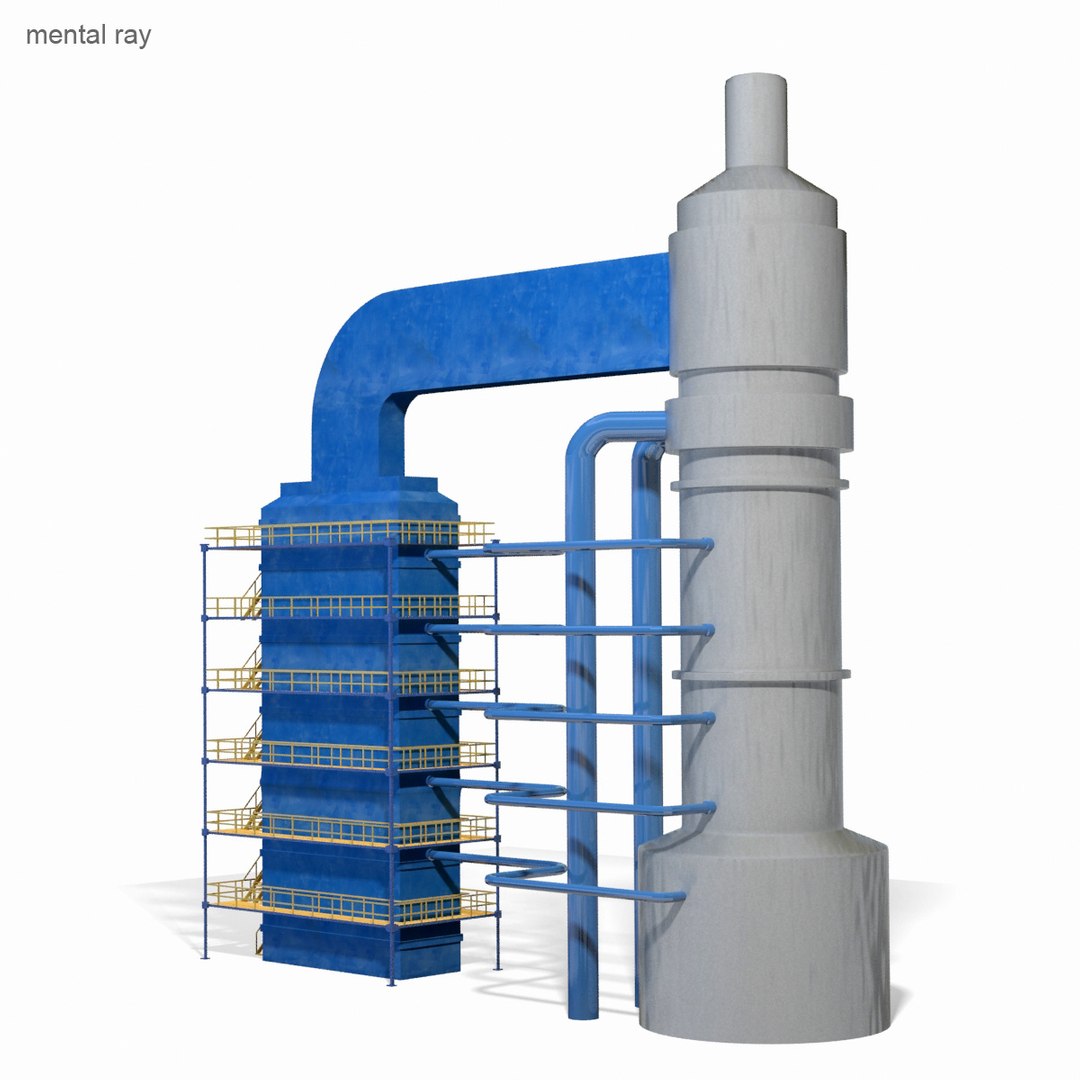 industrial tower 3d max