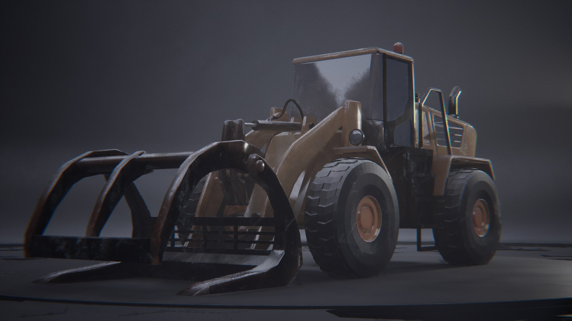 Forest Wheel Loader 3D Model - TurboSquid 1923931