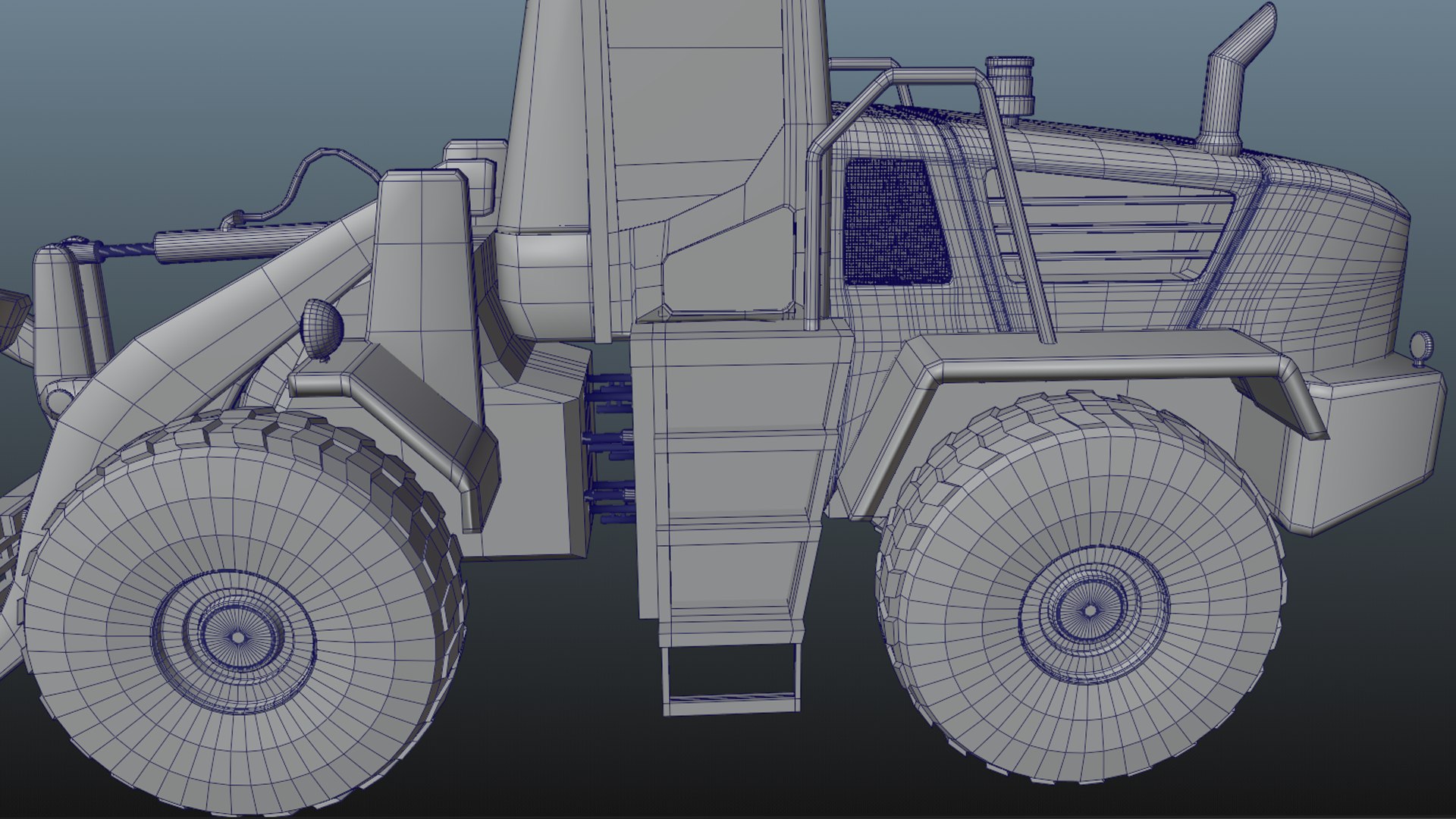 Forest Wheel Loader 3D Model - TurboSquid 1923931