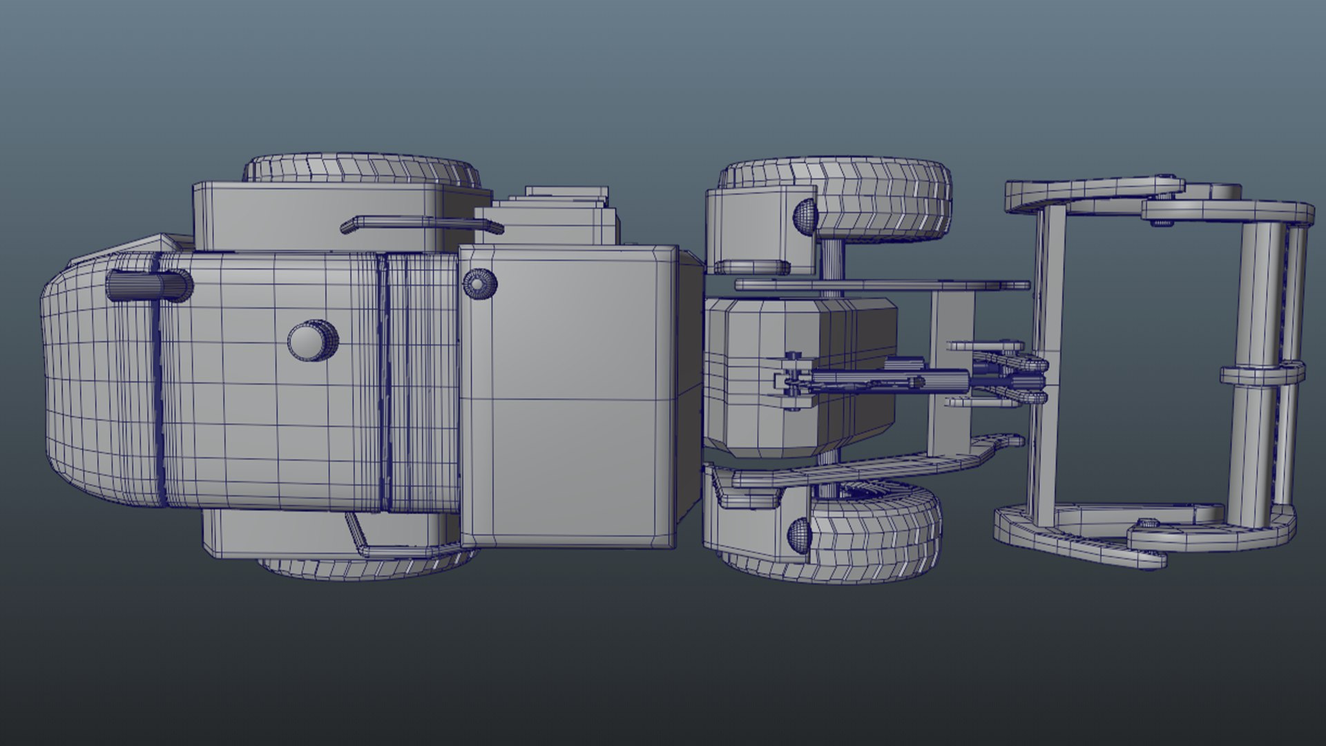 Forest Wheel Loader 3D Model - TurboSquid 1923931