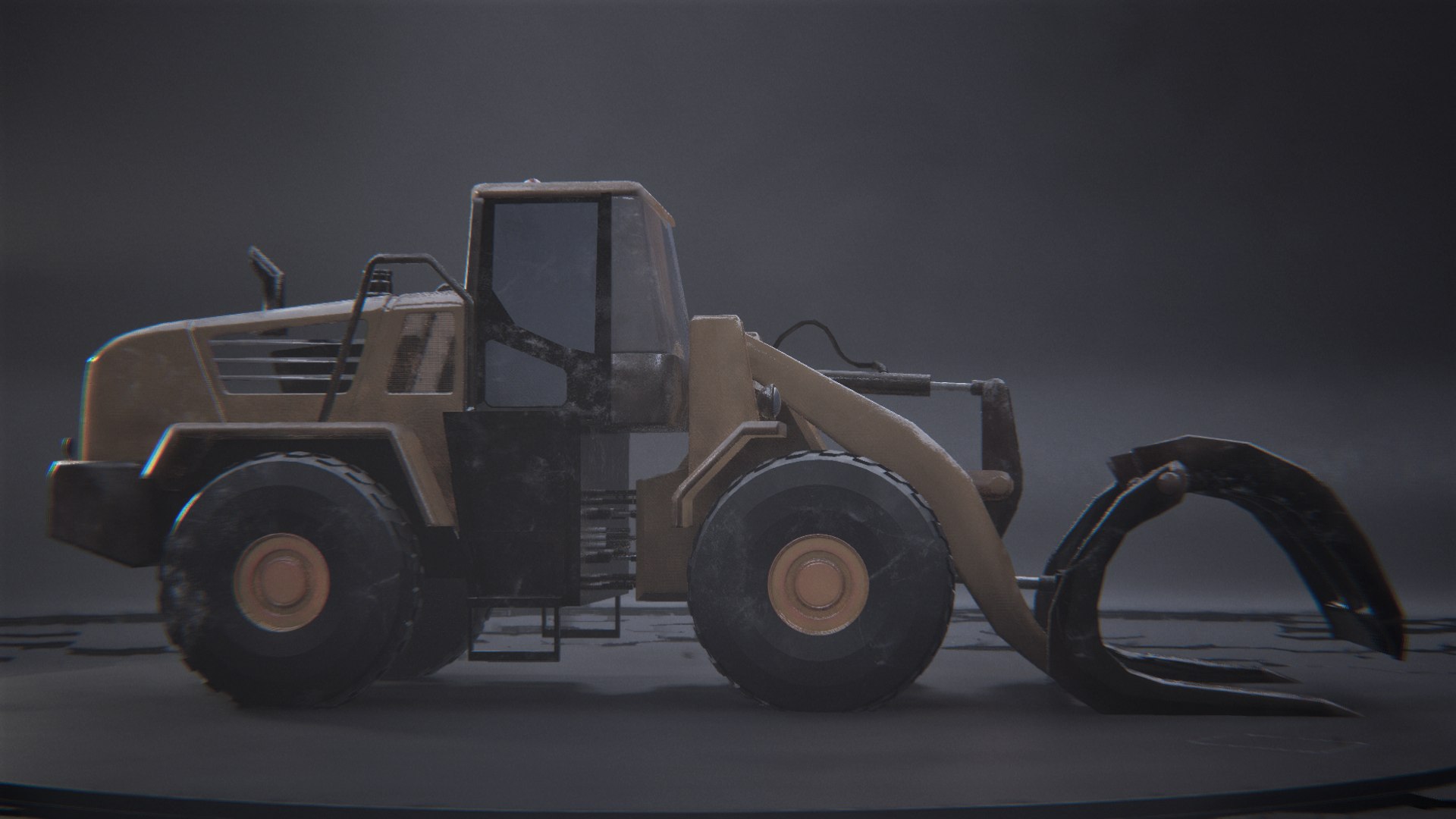 Forest Wheel Loader 3D Model - TurboSquid 1923931
