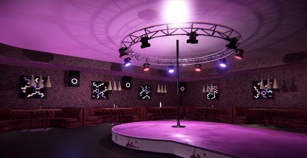 Vr nightclub - interior 3D model - TurboSquid 1433603