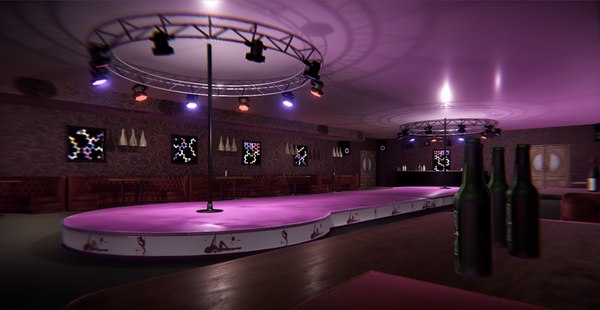 Vr nightclub - interior 3D model - TurboSquid 1433603