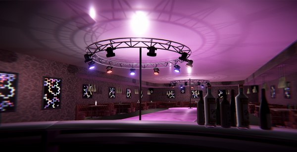 Vr nightclub - interior 3D model - TurboSquid 1433603