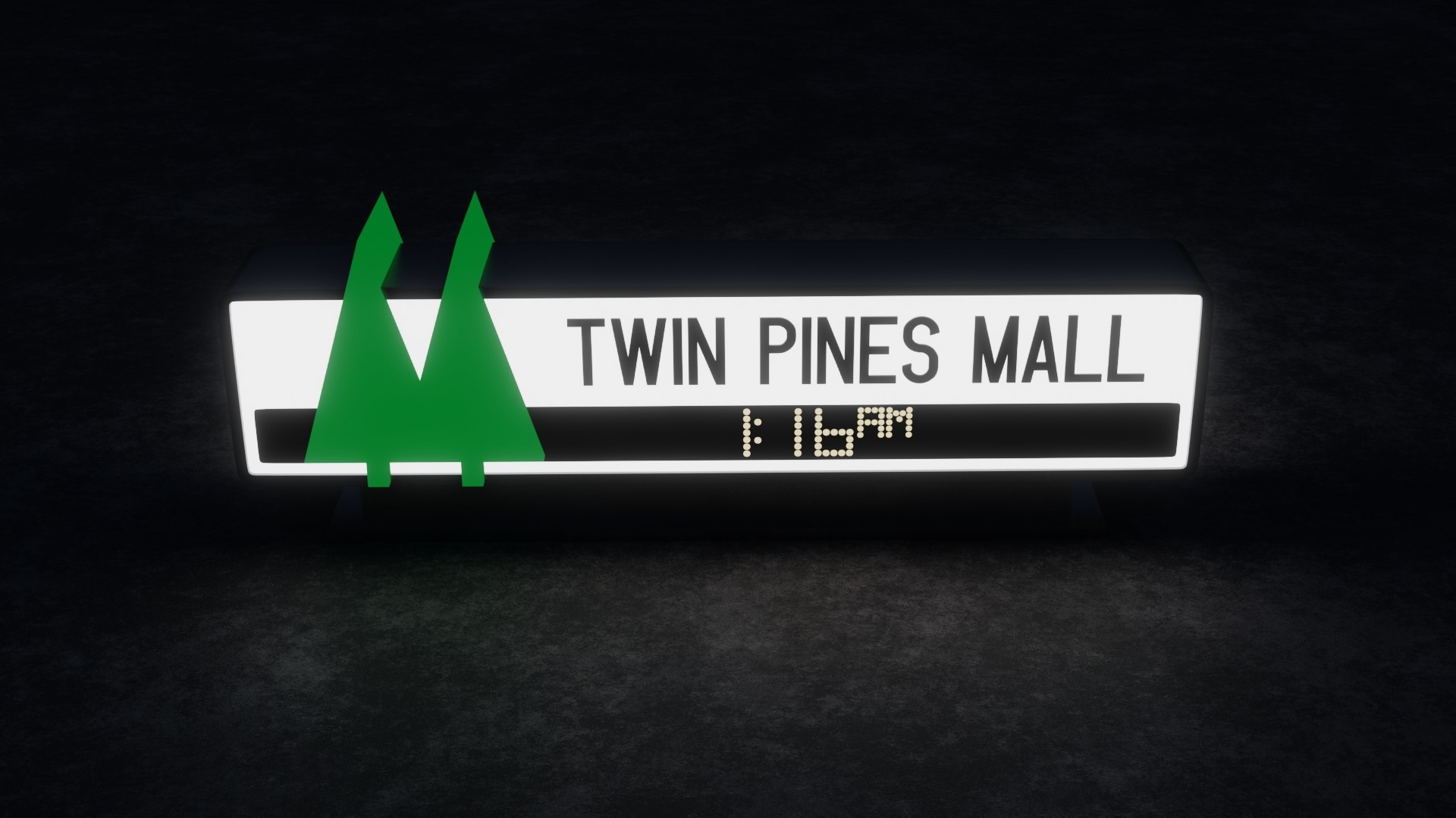 3D Model TWIN PINES MALL AND LONE PINE MALL - TurboSquid 1822356