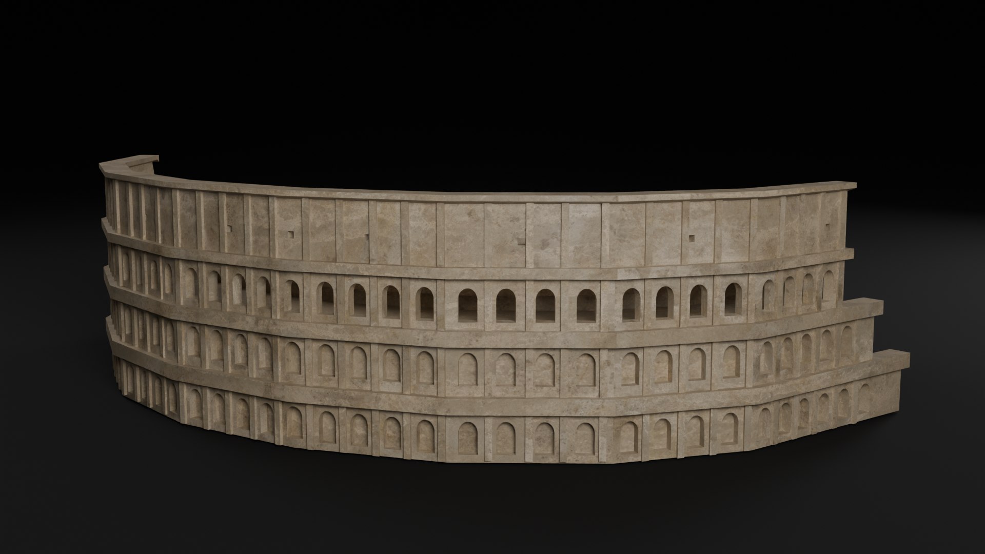 Low Poly Colosseum - Italy 3D - TurboSquid 2343679